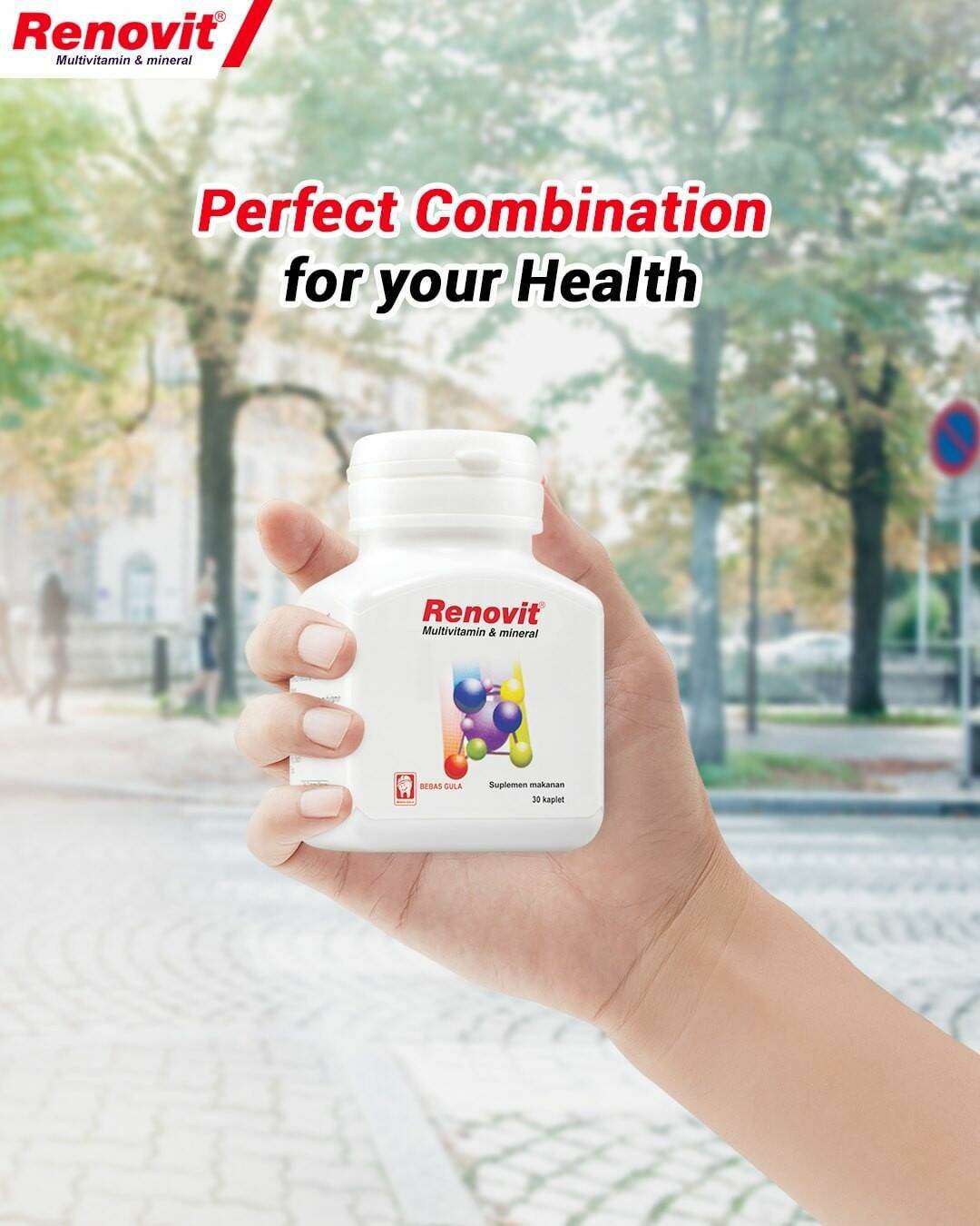 renovit multivitamin plus zinc isi 30 kaplet | Lazada Indonesia