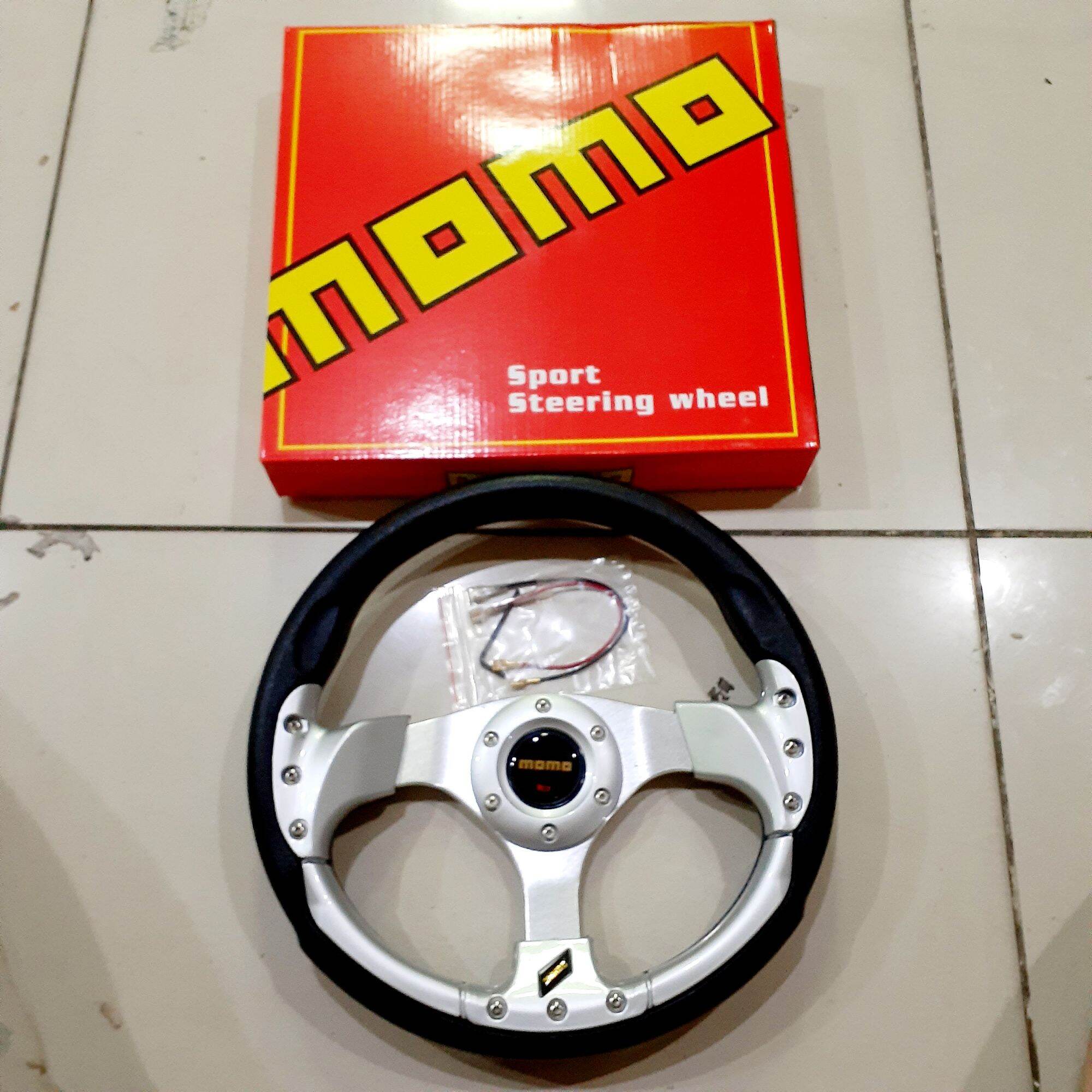 Stir Racing Momo Ukuran 13 Inch Setir Mobil Toyota Agya | Lazada Indonesia