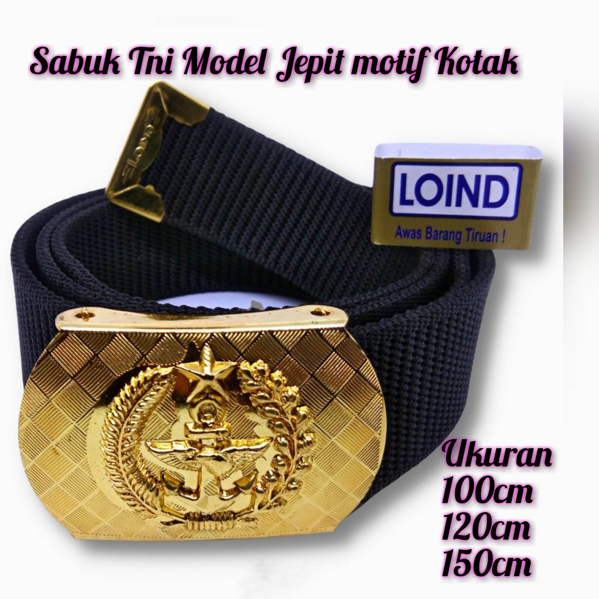 Sabuk TNI LOIND | Ikat Pinggang ABRI Model Jepit ORIGINAL | Lazada Indonesia