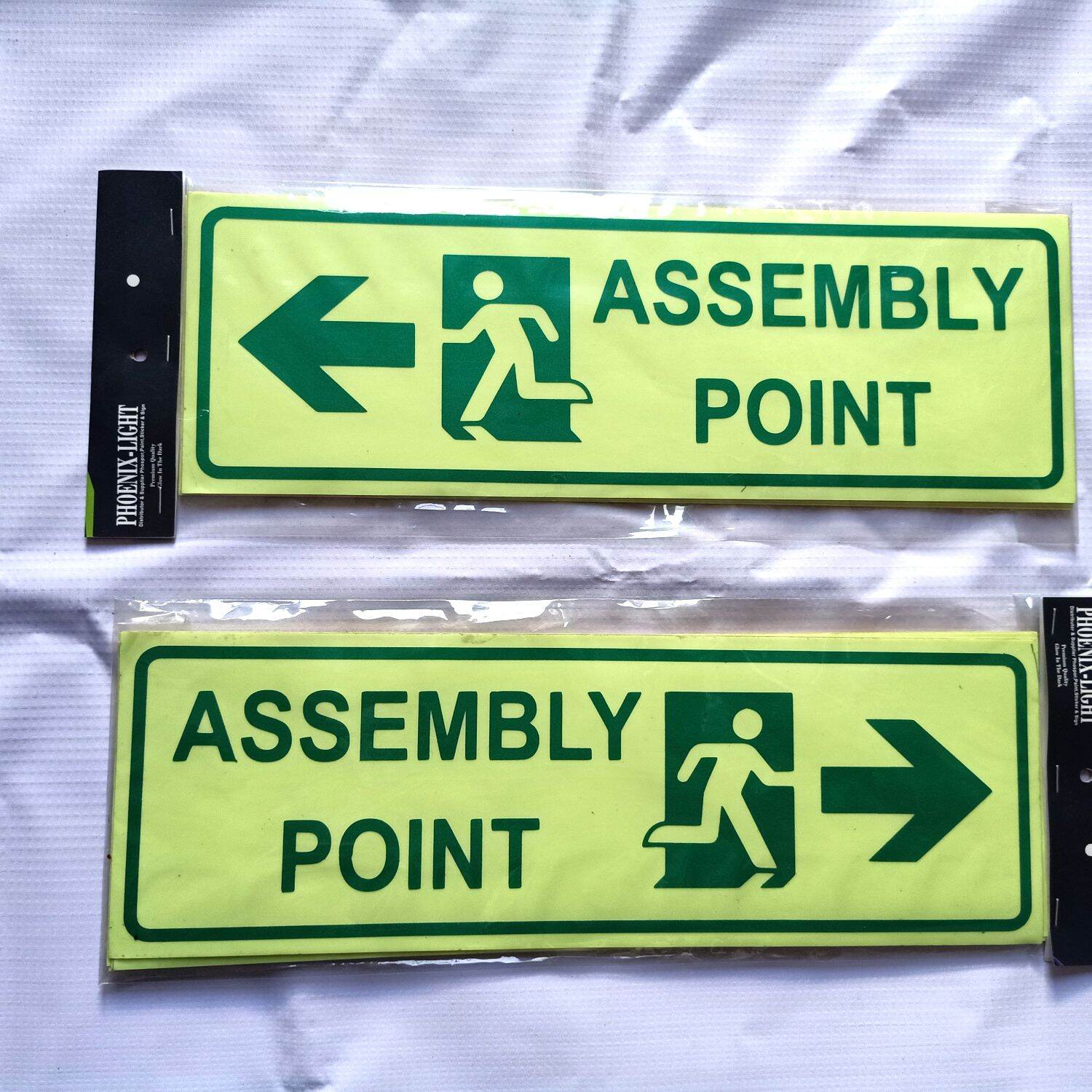 Stiker Glow Rambu Assembly Point 10x30 | Lazada Indonesia