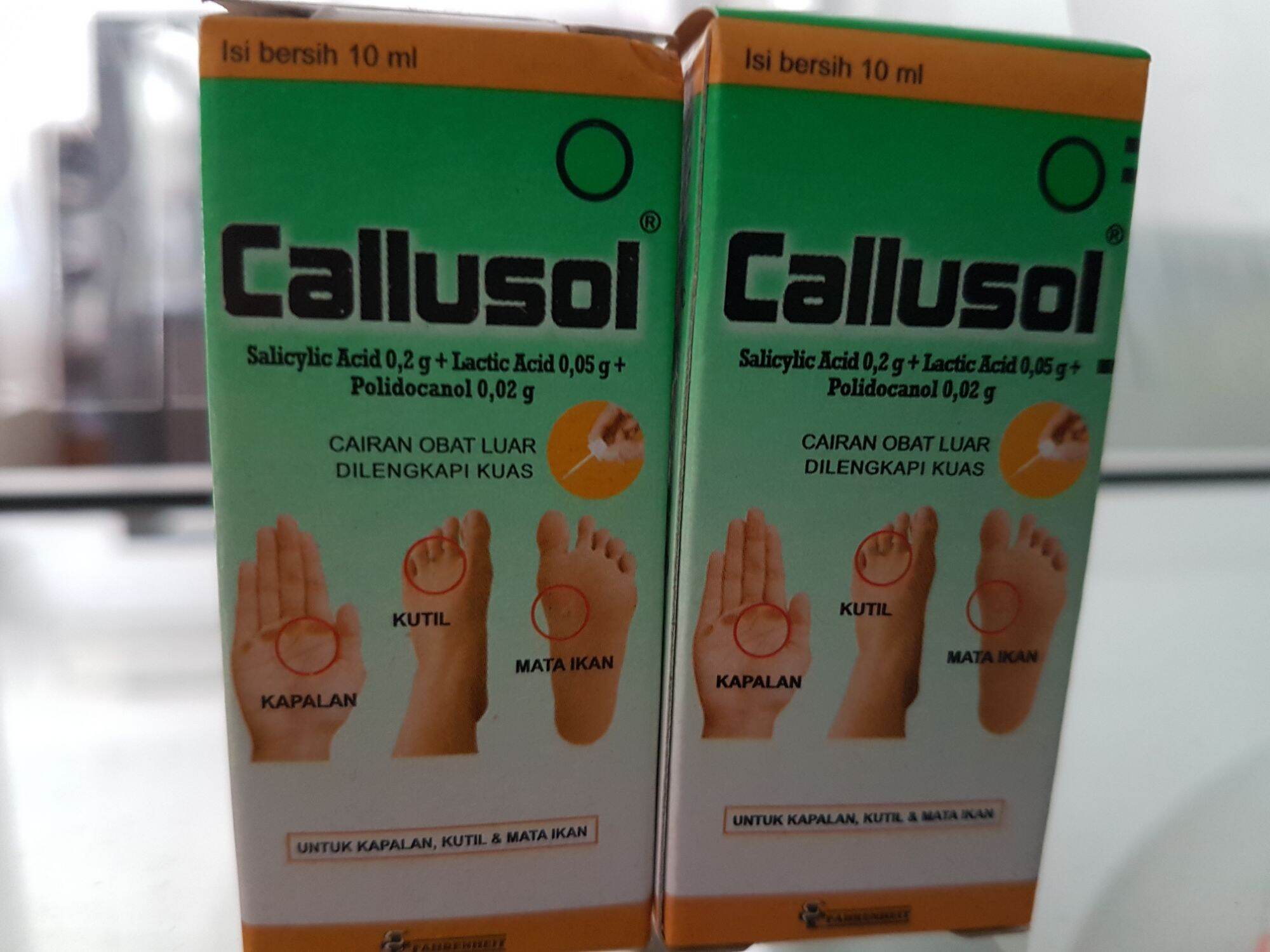 Callusol salep untuk menghilangkan panu,kutil atau mata ikan | Lazada ...