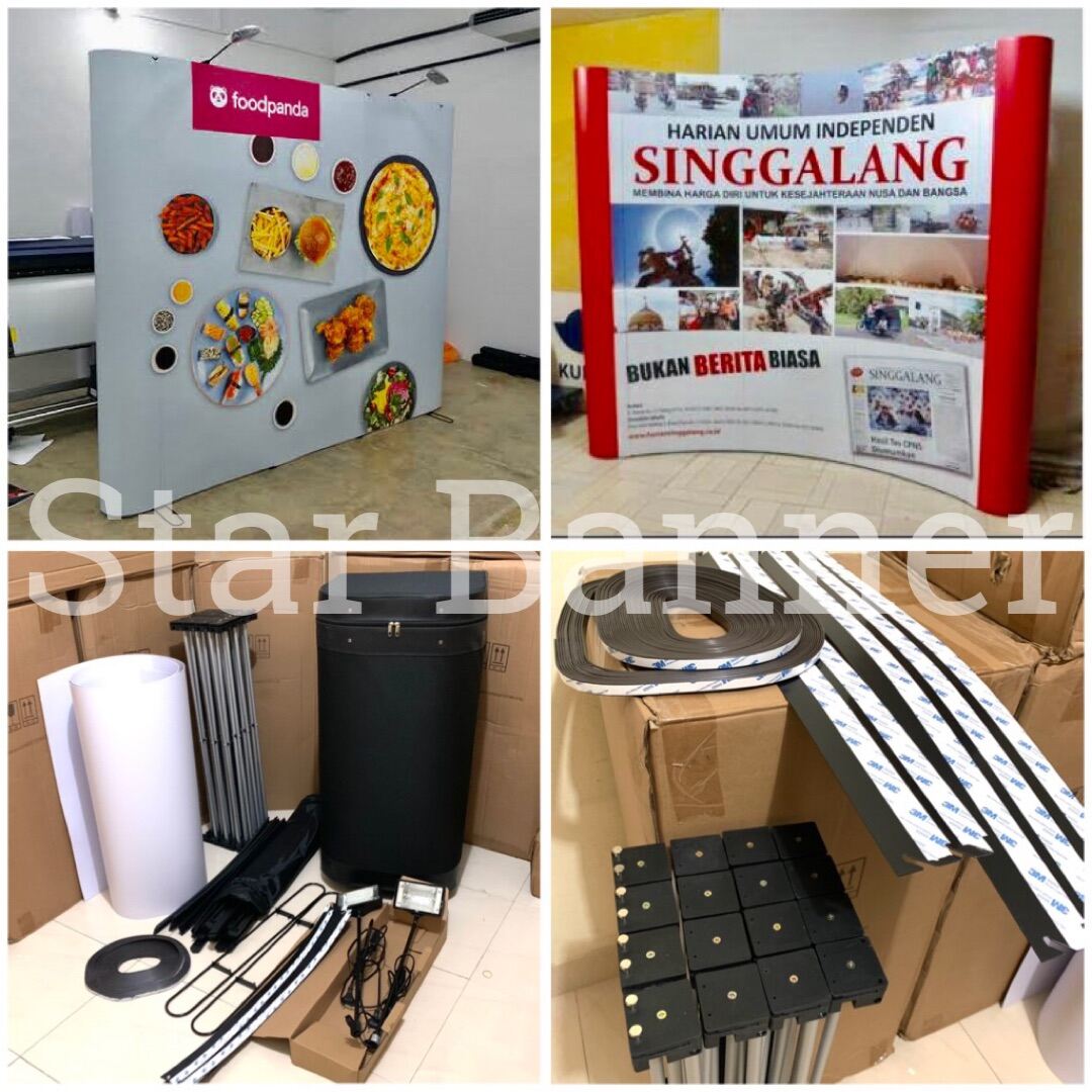 Backwall 3x3 | Backdrop 3x3 | Modul 3x3 (tanpa printing) | Lazada Indonesia