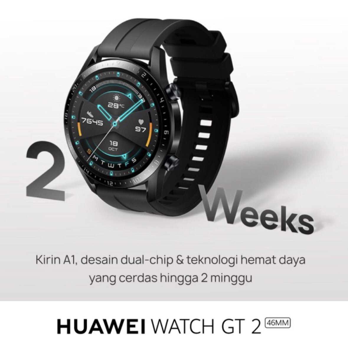 Huawei Watch GT 2 Smartwatch 46mm | Lazada Indonesia