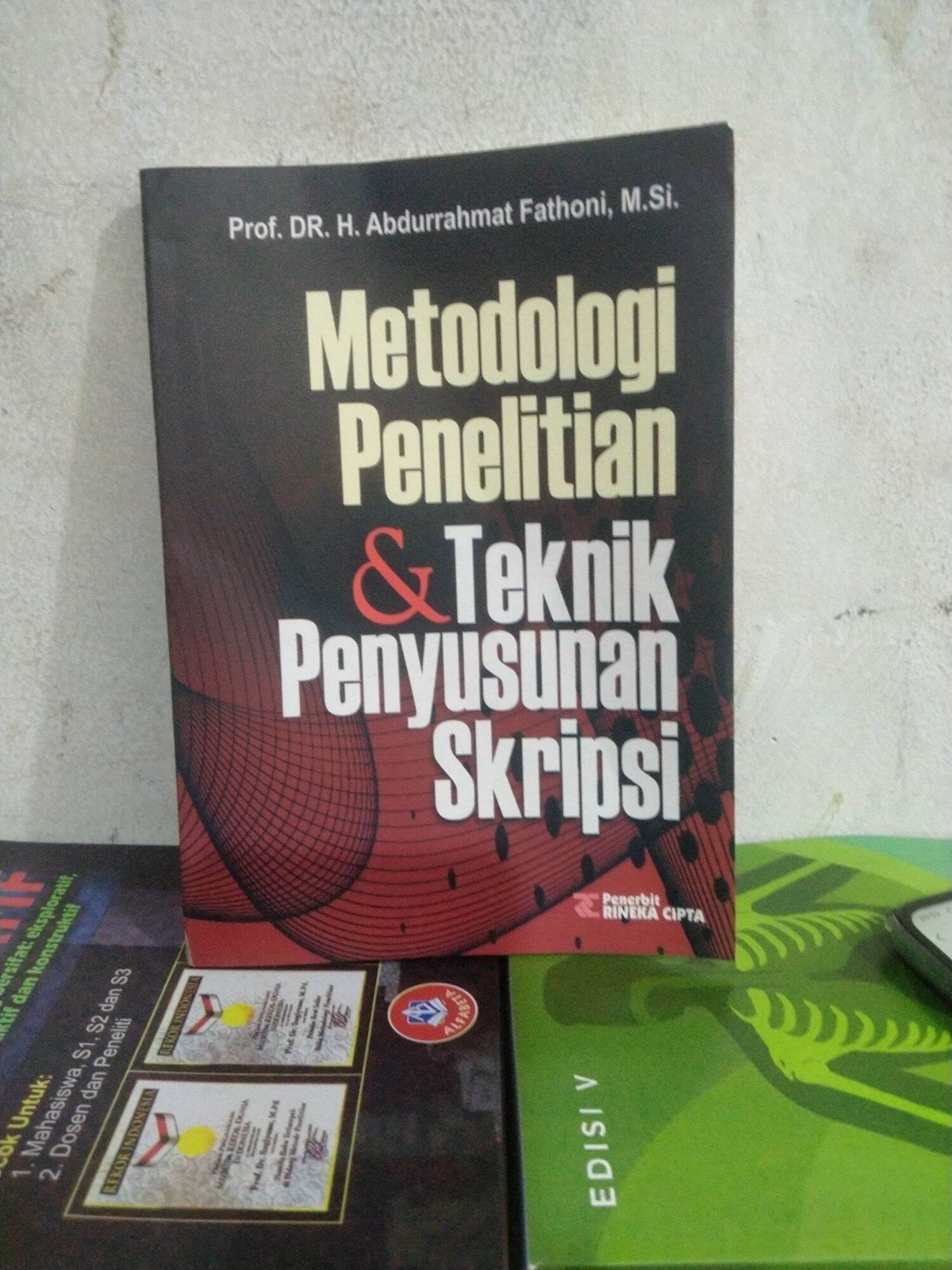 Buku Metodologi Penelitian & Teknik Penyusunan Skripsi | Lazada Indonesia