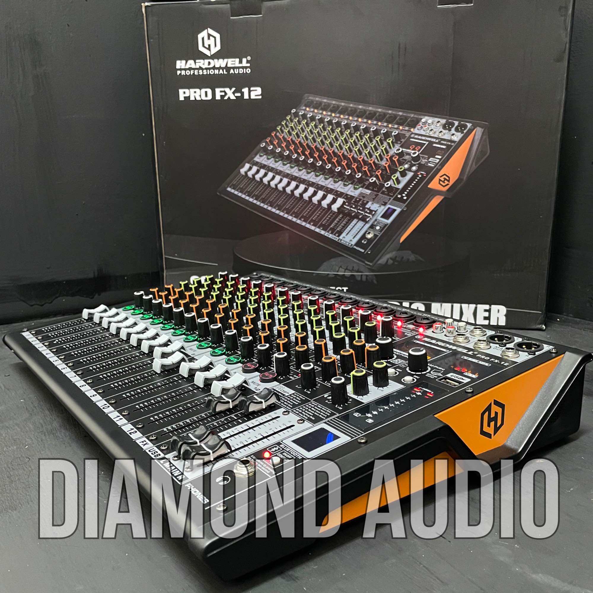 mixer audio 12 channel hardwell pro fx12 original mixer hardwell pro fx ...