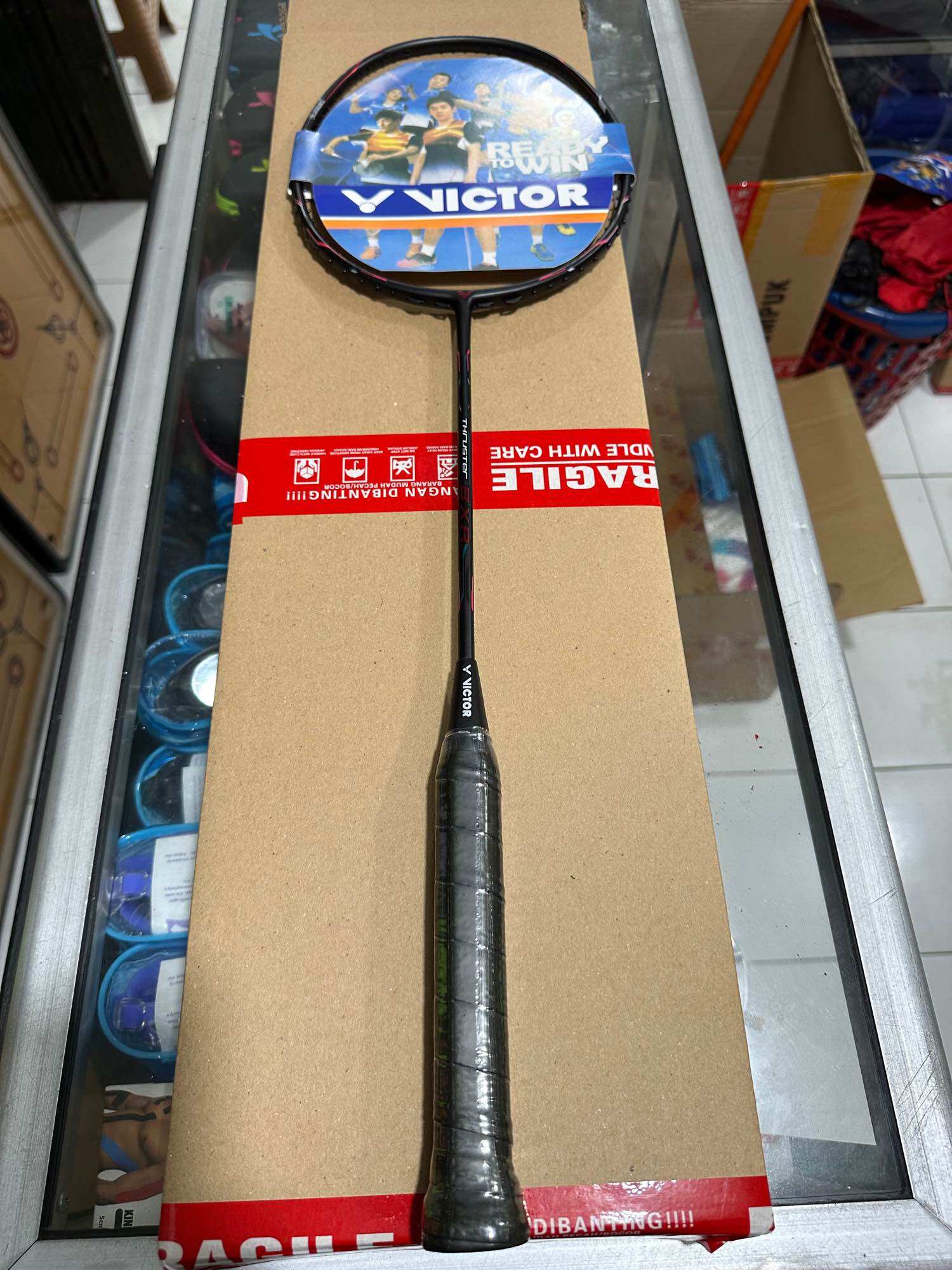 RAKET BADMINTON VICTOR THRUSTER BXR 30LBS | Lazada Indonesia