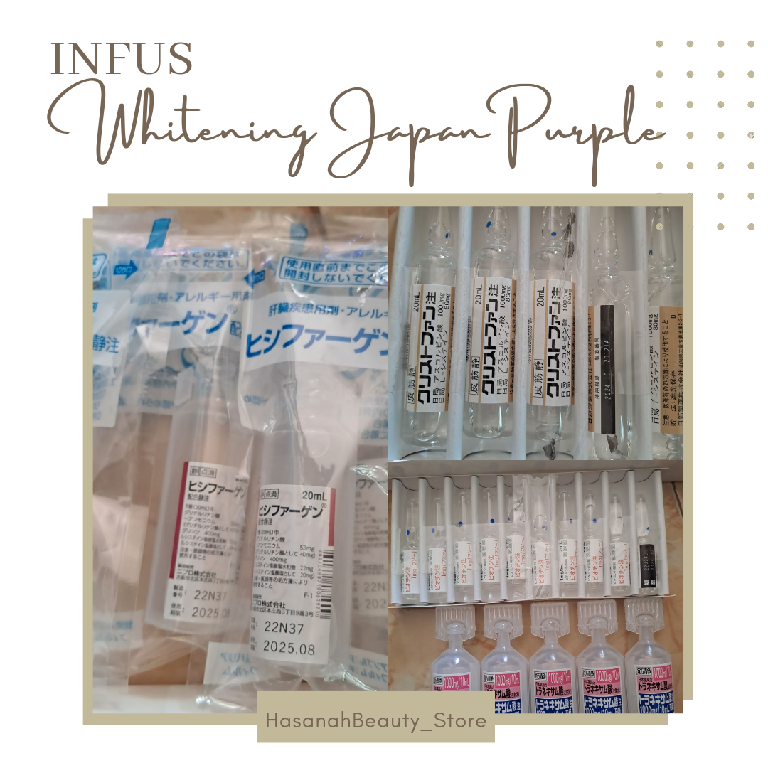 Infus Whitening Japan Platinum Purple Terbaru Hasil Lebih Bagus ...