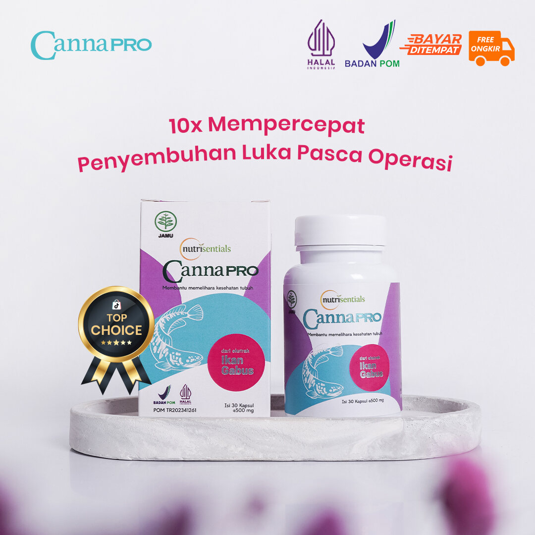 Nutrisentials CannaPro isi 30 kapsul | Kapsul Kutuk Ekstrak Ikan Gabus ...