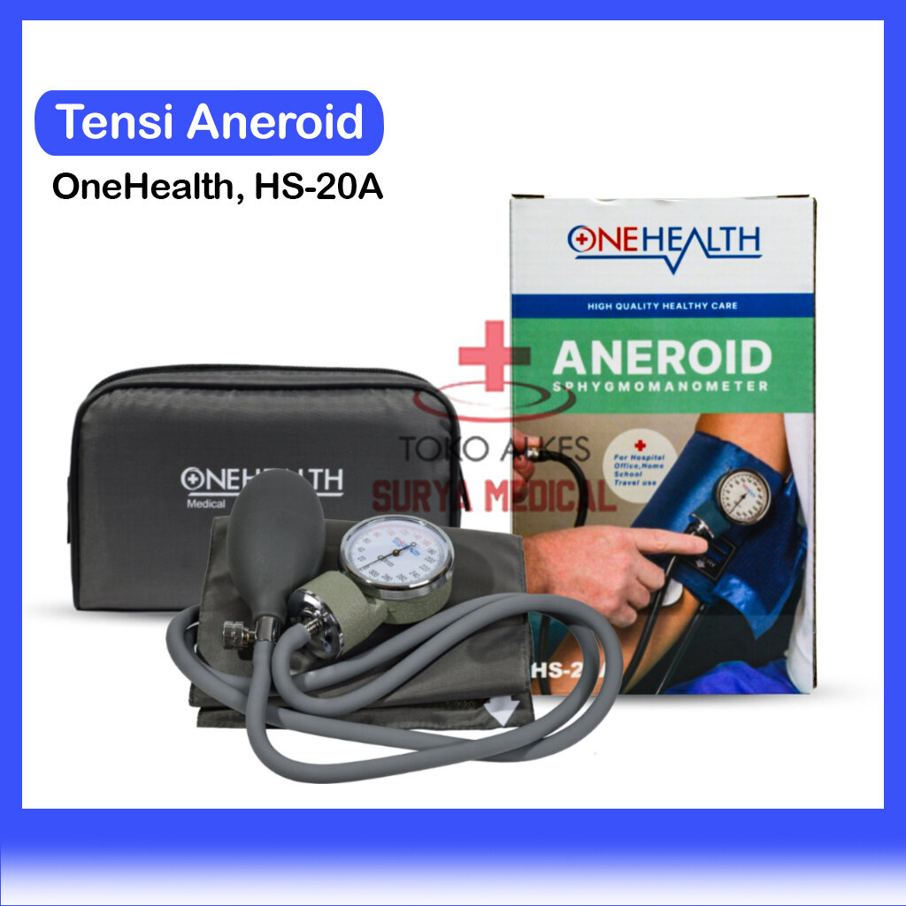 Tensi Manual | Tensimeter Aneroid Sphygmomanometer OneHealth | Lazada ...