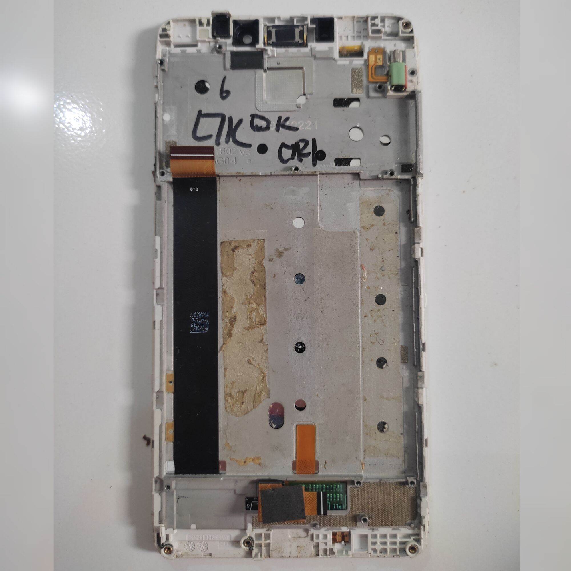Lcd touchscreen frame Xiaomi redmi note 4 mediatek retak normal ...