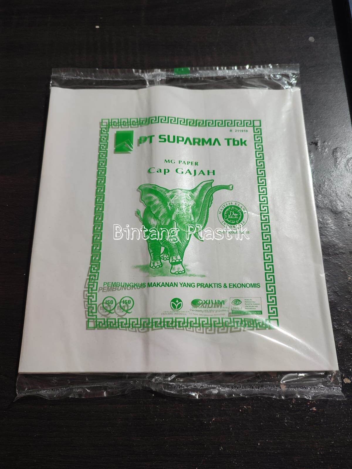 100 Lembar Kertas Kfc Merk Gajah Suparma/Bungkusan Nasi Putih/Kertas ...