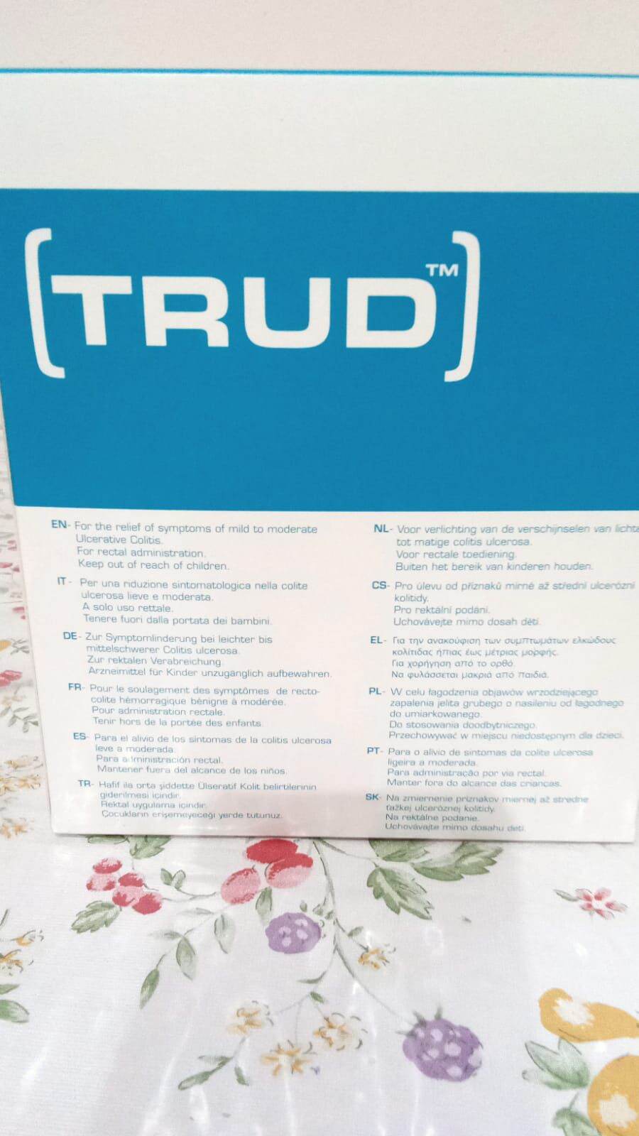 TRUD ENEMA SUPPO (LAMBUNG/KOLITIS ULSERATIF) 60ml (7pcs) ORIGINAL ...