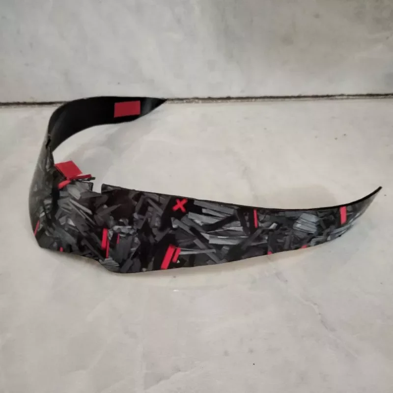 spoiler helm NHK rx9 carbon forged merah | Lazada Indonesia