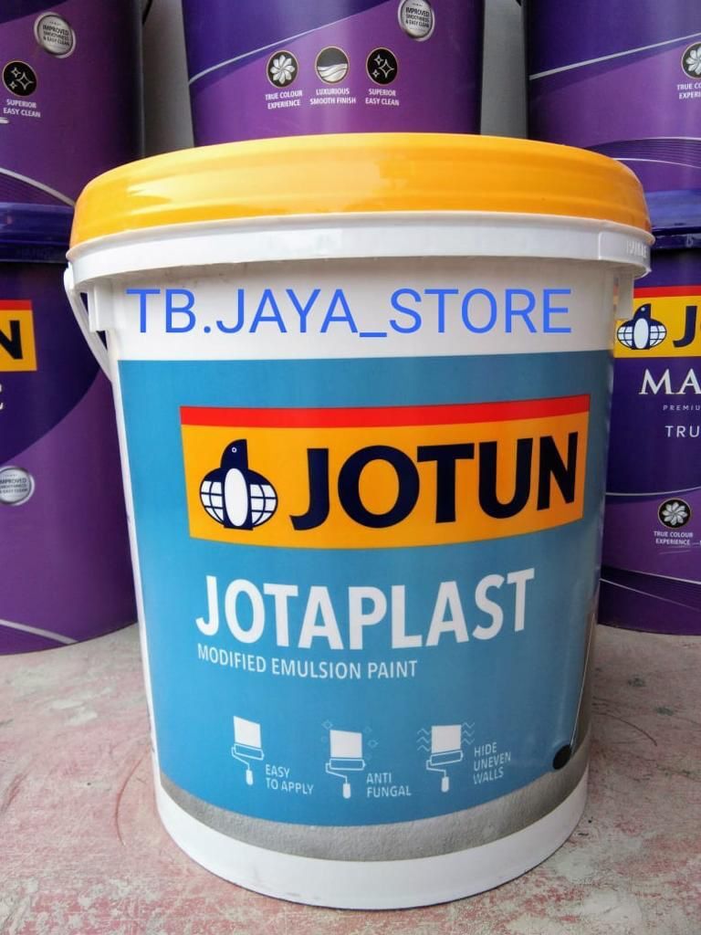 JOTUN JOTAPLAST SHEER GREY 12077 / CAT TEMBOK JOTUN JOTAPLAST(25KG ...
