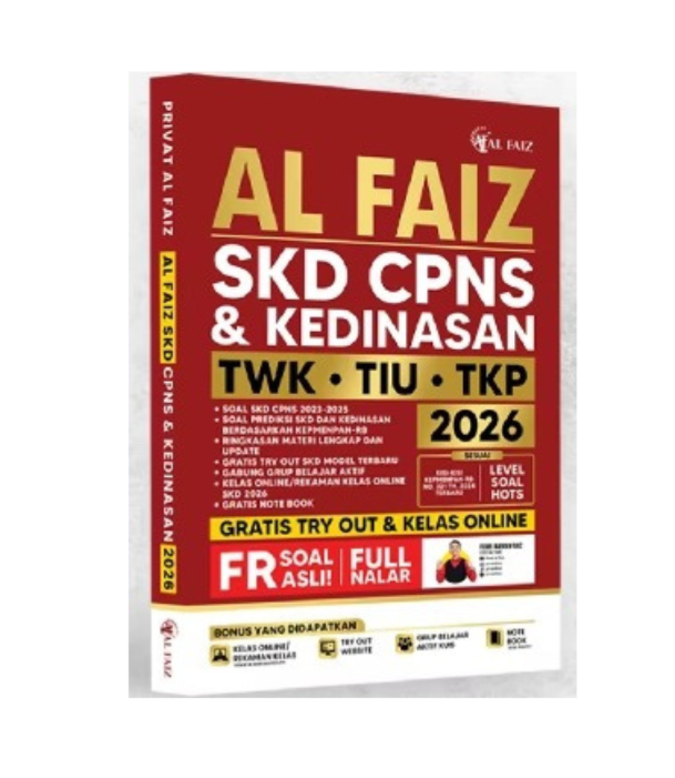 Buku AL FAIZ SKD CPNS dan KEDINASAN 2026 TWK TIU TKP | Lazada Indonesia