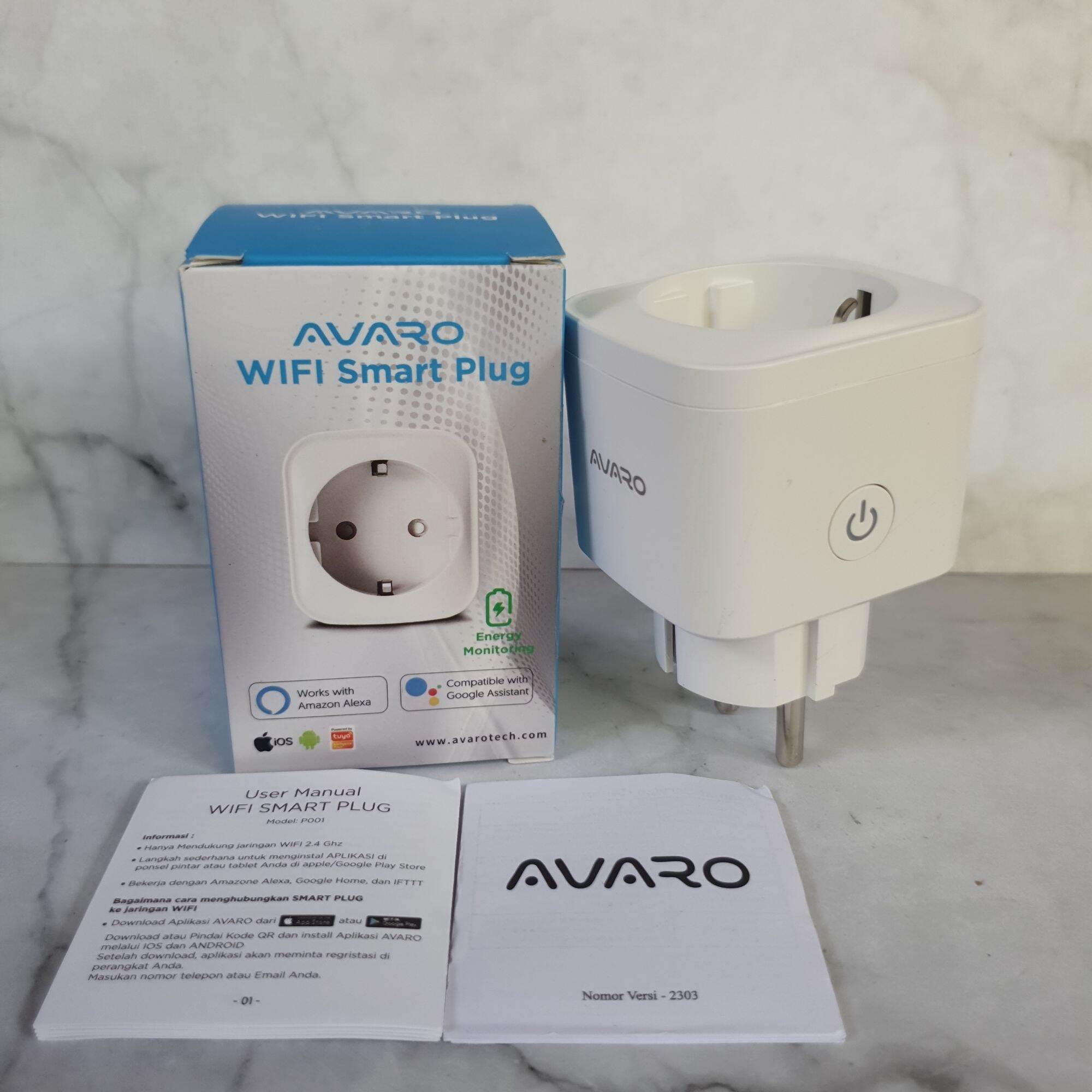 Avaro Smart Plug IoT Avaro Smart Socket Stop Kontak Wifi | Lazada Indonesia