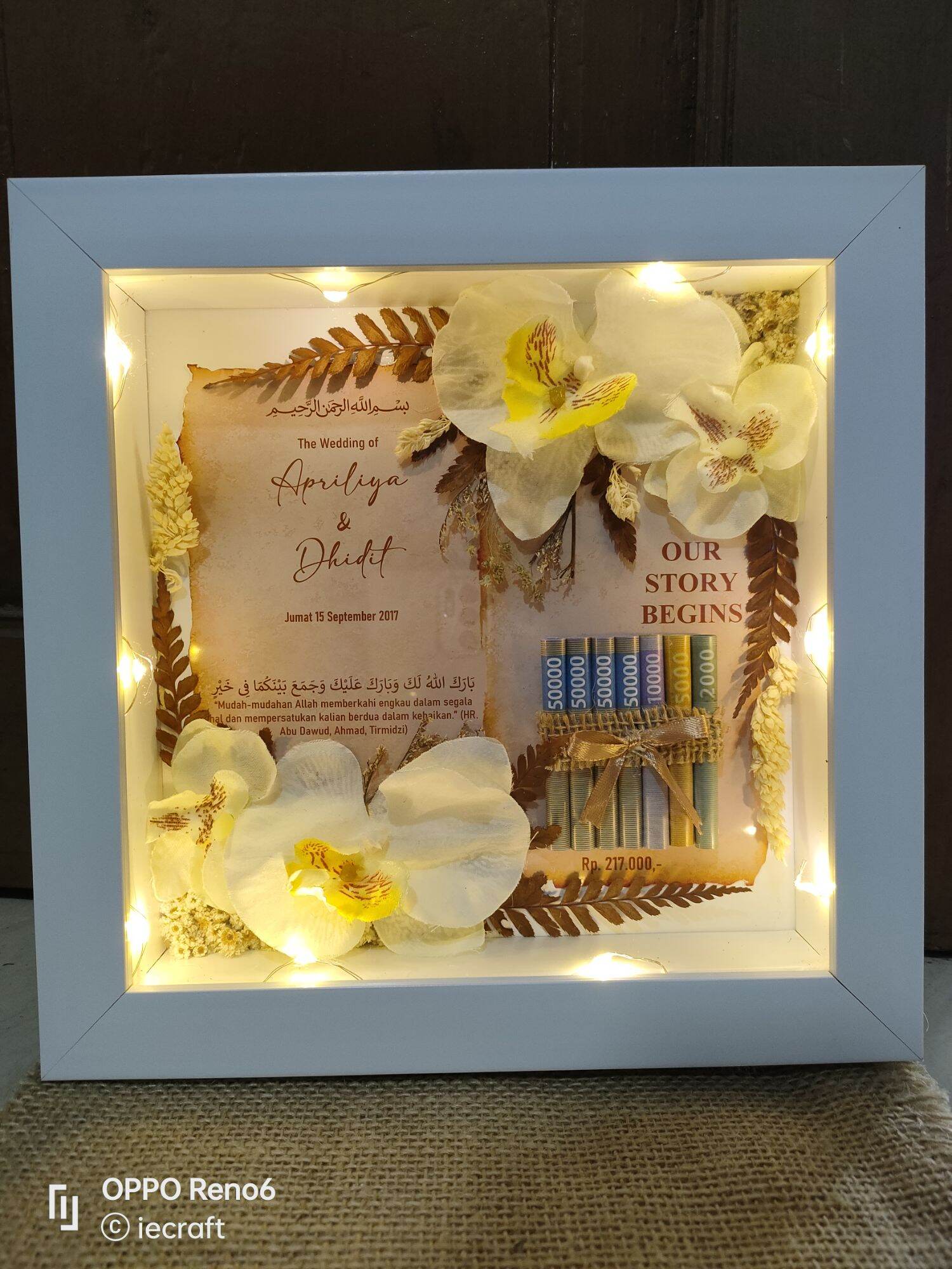 1 HARI JADI Mahar Anggrek Mahar Pernikahan Mahar Unik Mahar Aesthetic ...