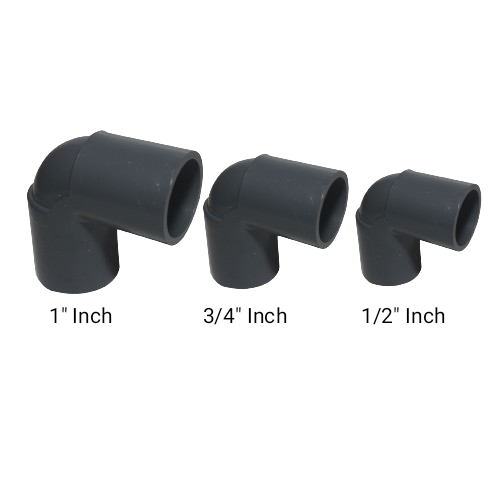 Knee / Elbow L PVC 1" Inch 3/4" Inch 1/2" Inch GREST | Lazada Indonesia