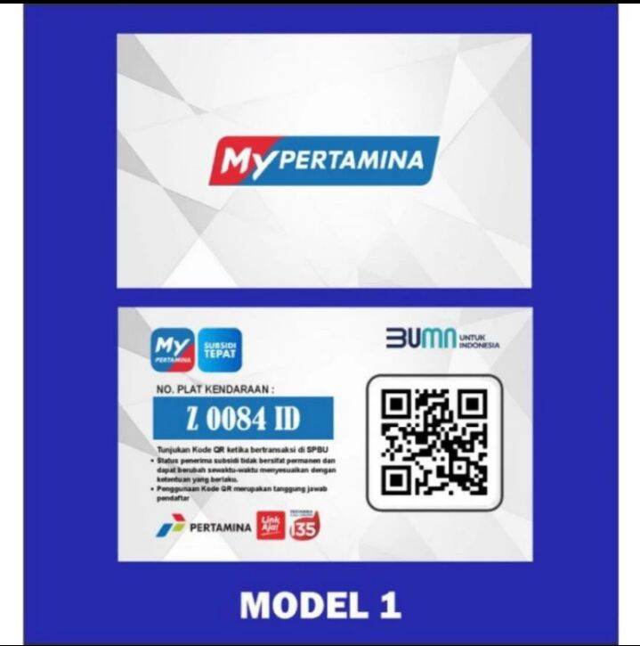 Cetak Kartu My Pertamina bahan PVC Tidak Mudah Luntur | Lazada Indonesia