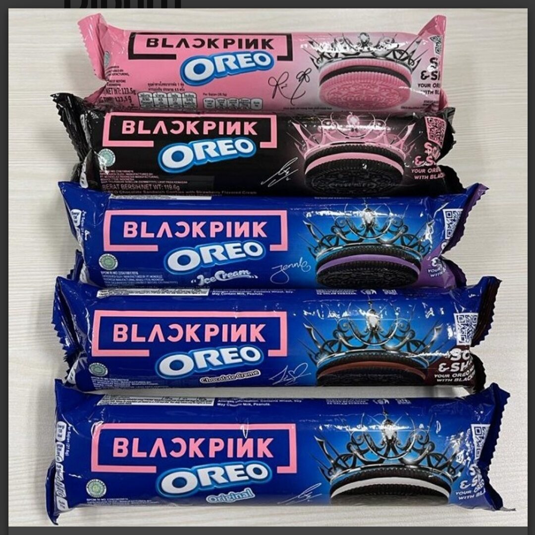OREO BLACKPINK 123.5 gram/Blackpink x Oreo/Oreo Blackpink Limited ...