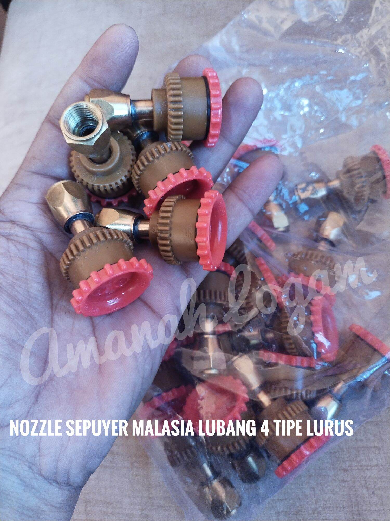 nozzle sepuyer Malasia Lubang 4 tipe lurus dan bengkok | Lazada Indonesia