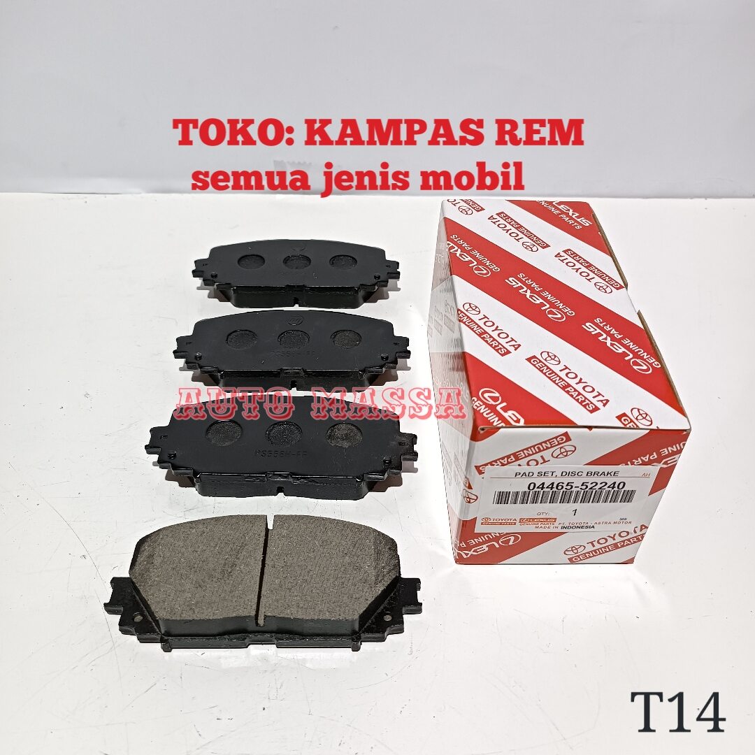 KAMPAS REM DEPAN YARIS TRD TIPE S GEN 2. BRAKE PAD YARIS TRD TIPE S GEN ...