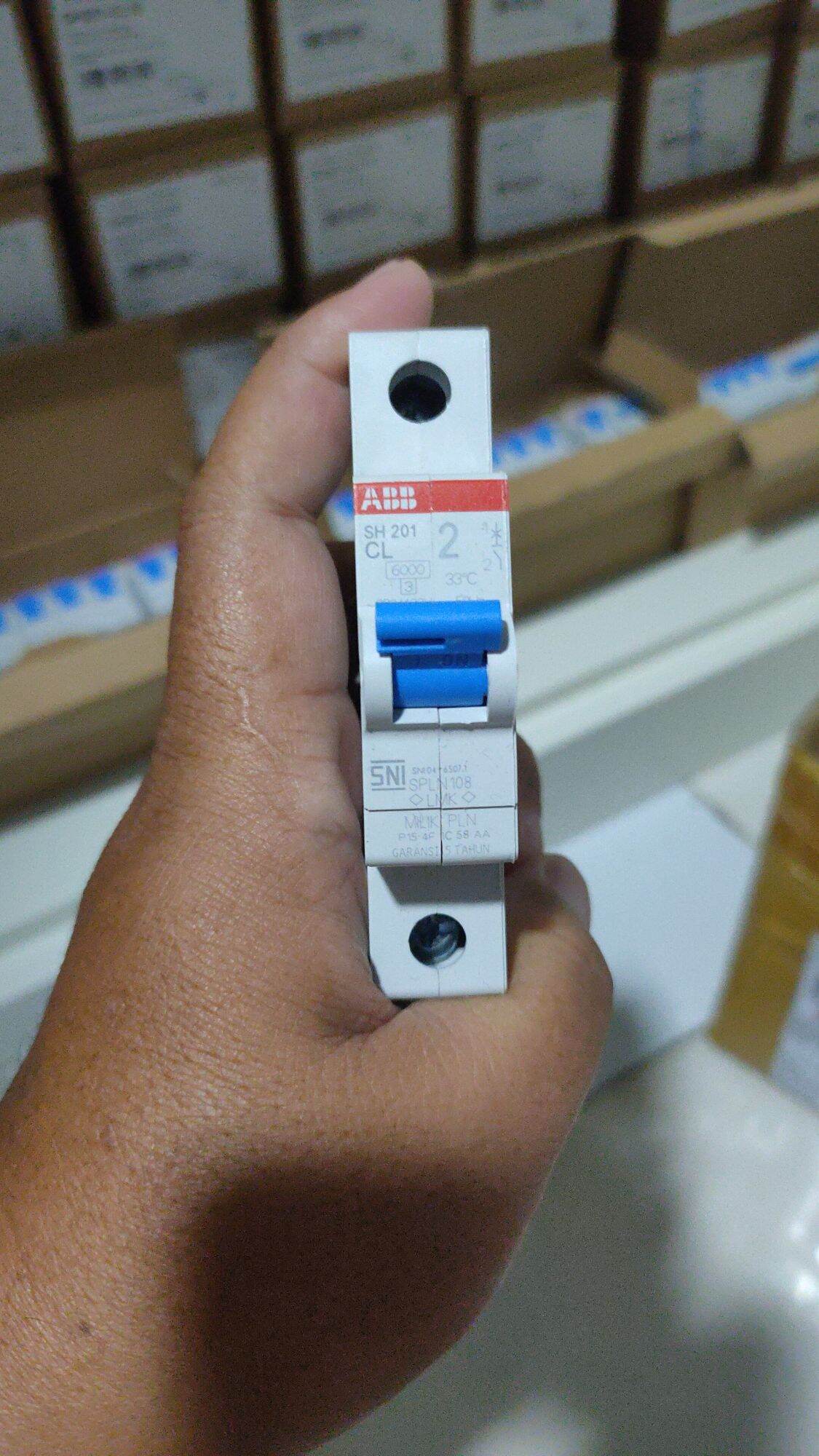 MCB ABB 2A BIRU PLN | Lazada Indonesia