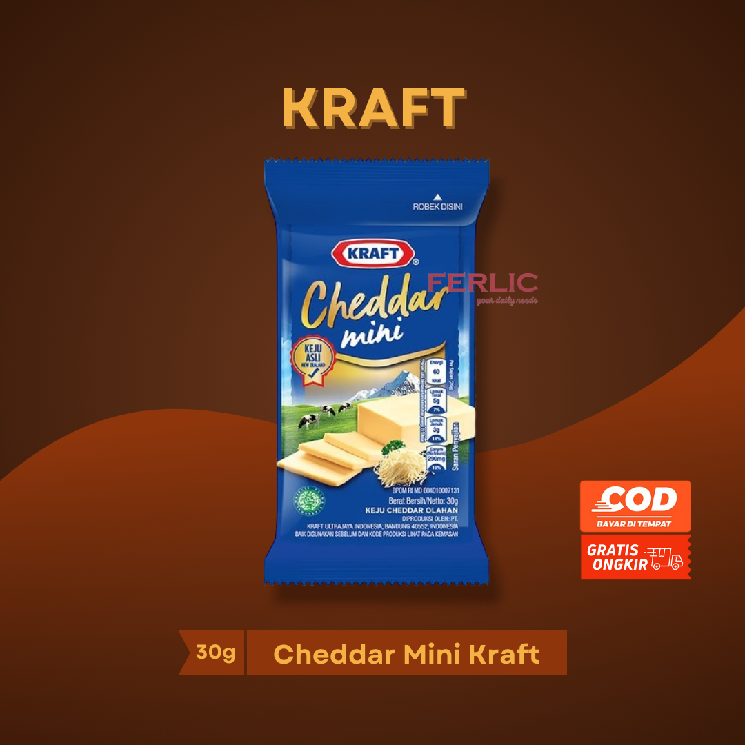 Keju Cheddar Olahan Mini Kraft 30g Lazada Indonesia