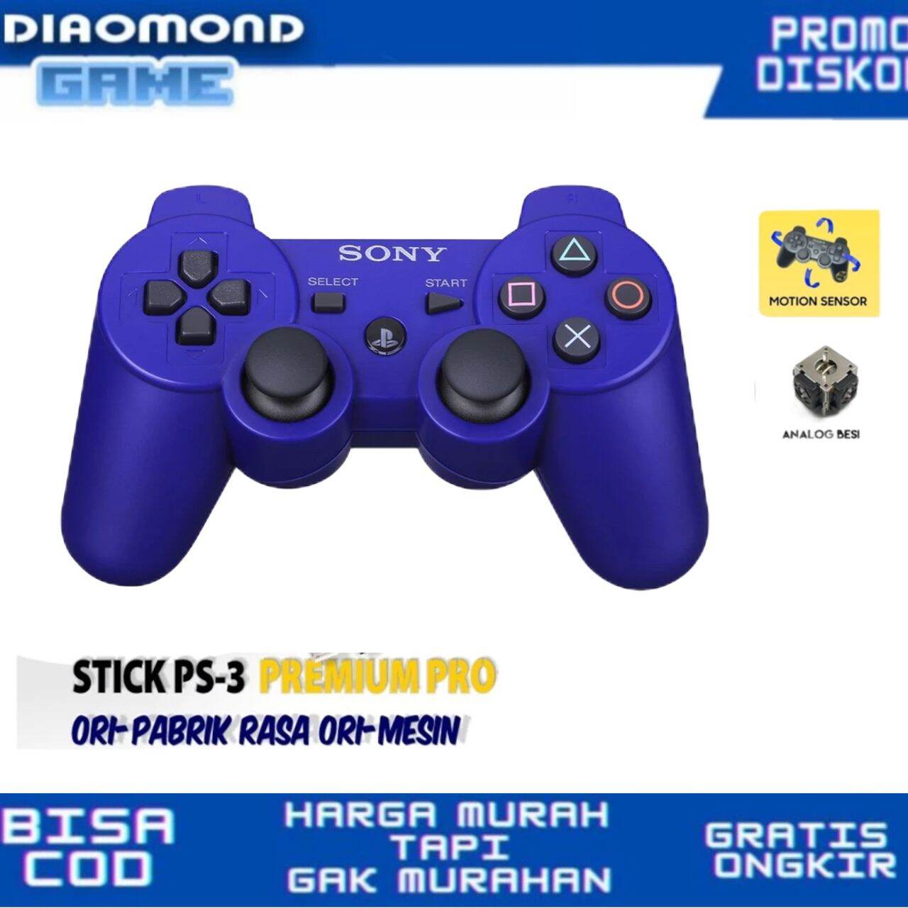 Stik Stick Controller PS3 DS3 Original Pabrik Warna Plus Kabel | Lazada ...