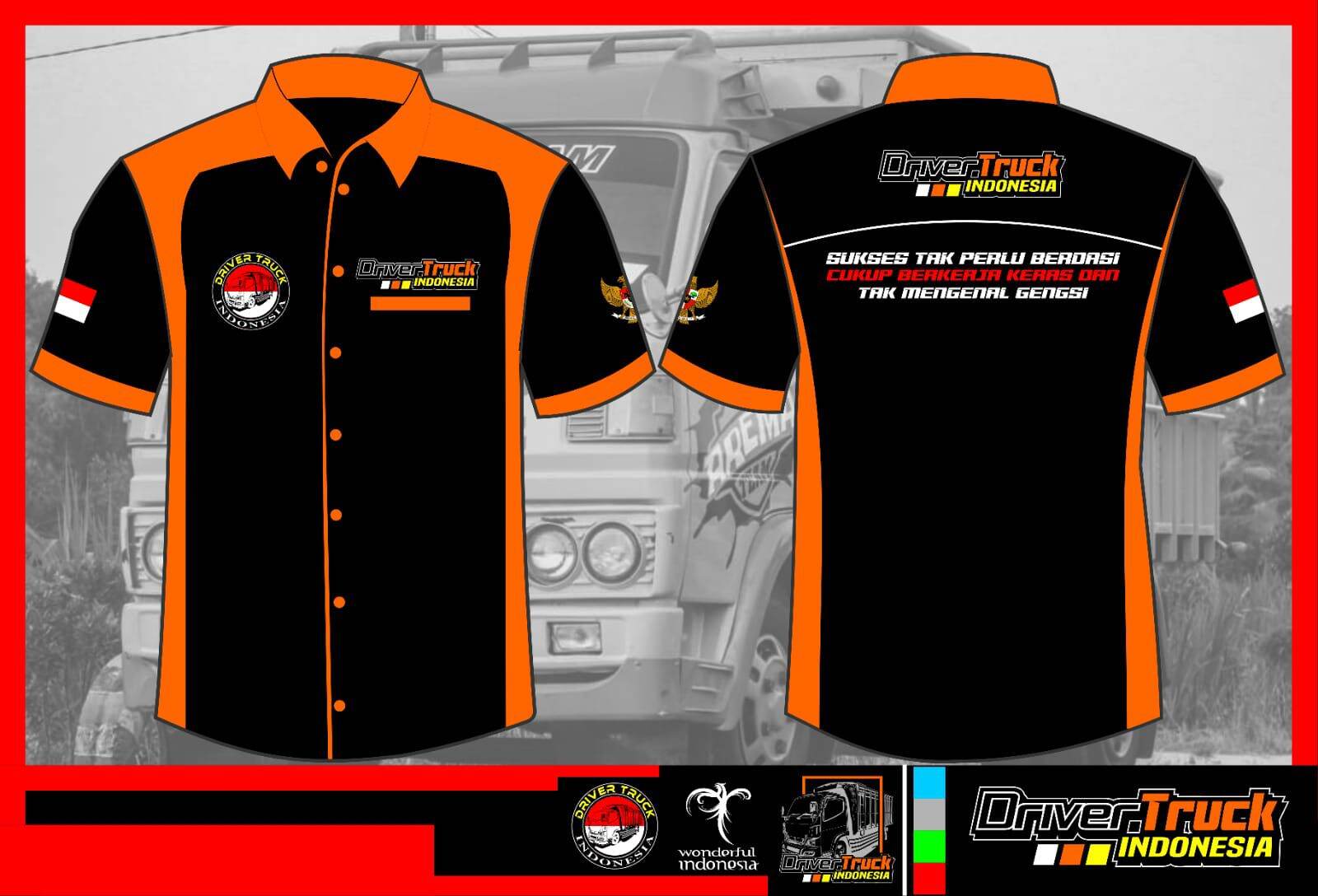 Santara Transport - KEMEJA LENGAN PENDEK DRIVER TRUCK INDONESIA KATA ...