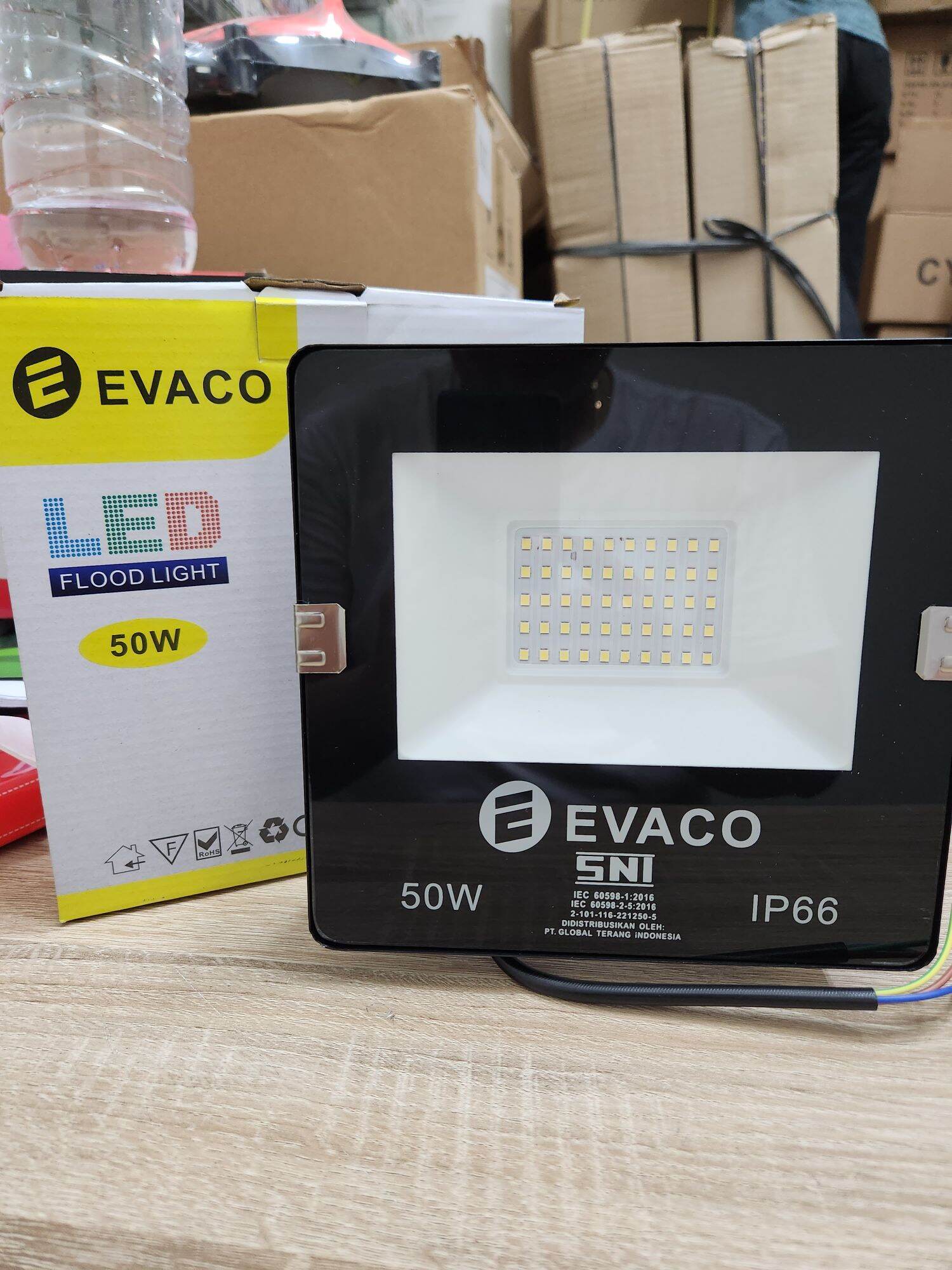 Kap Sorot LED EVACO 50 WATT IP66 SNI | Lazada Indonesia