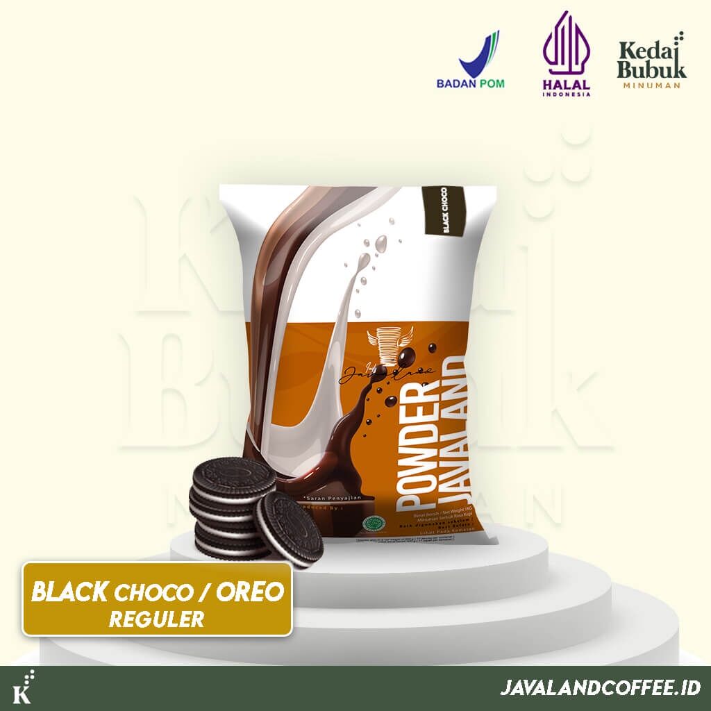 Serbuk Minuman Javaland Rasa Choco Oreo Kemasan 1kg owreo black choco ...