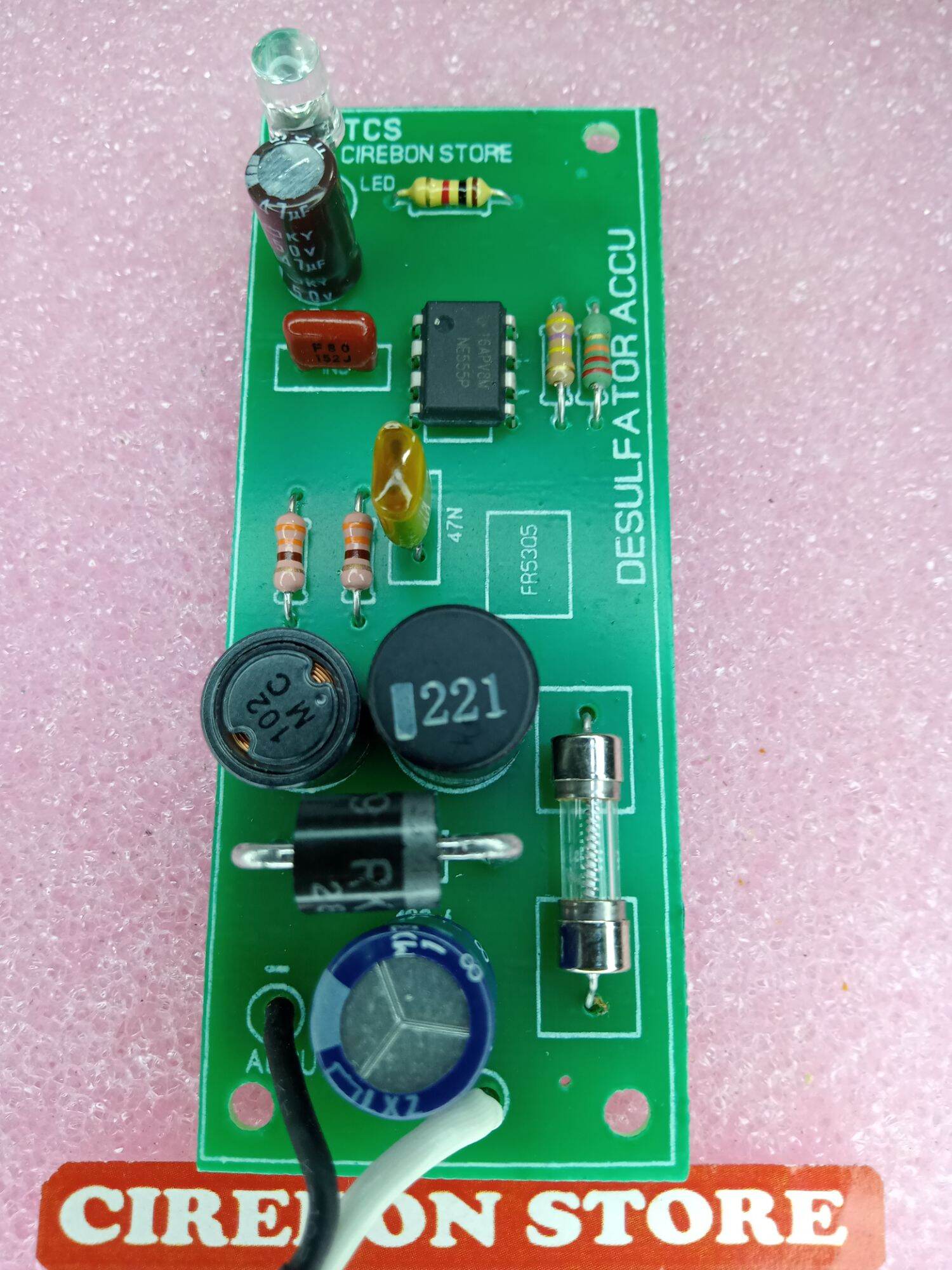 Kit desulfator accu 12v mosfet smd PCB fiber | Lazada Indonesia