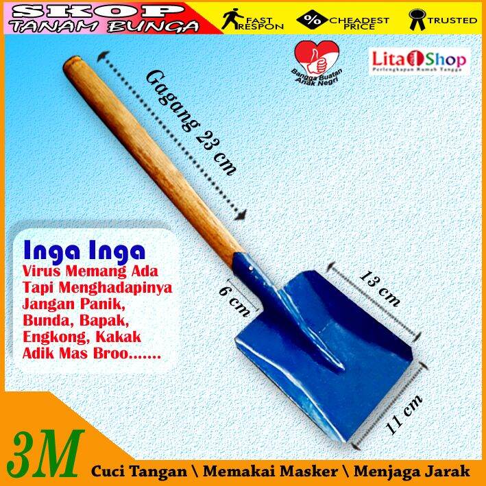 Skop Taman / Skop Kebun / Sendok Tanah / Berkebum / Skop Mini Kecil ...