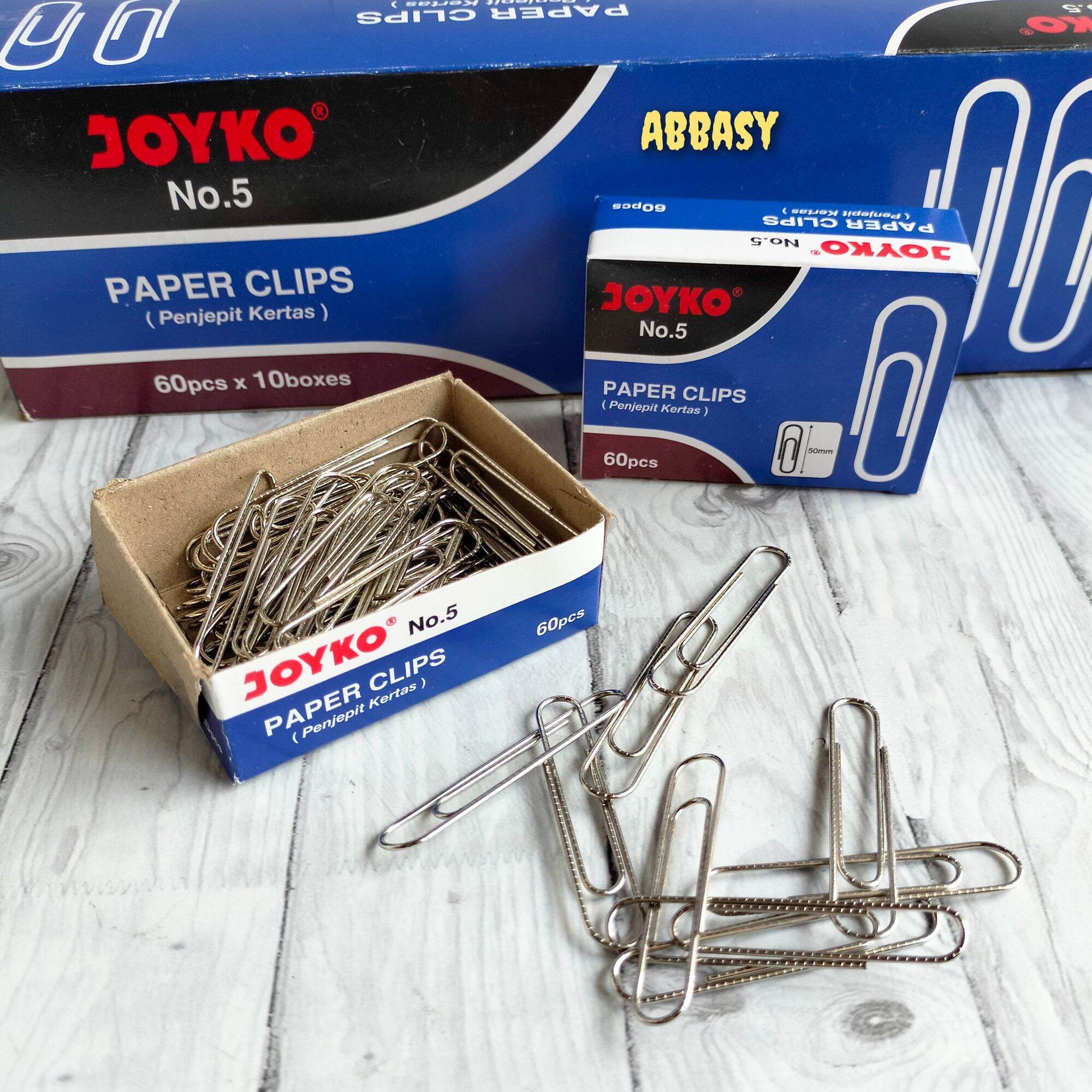 Paper Clip Joyko No.5 / Triagonal Clip penjepit kertas ( 1 pack kecil ...