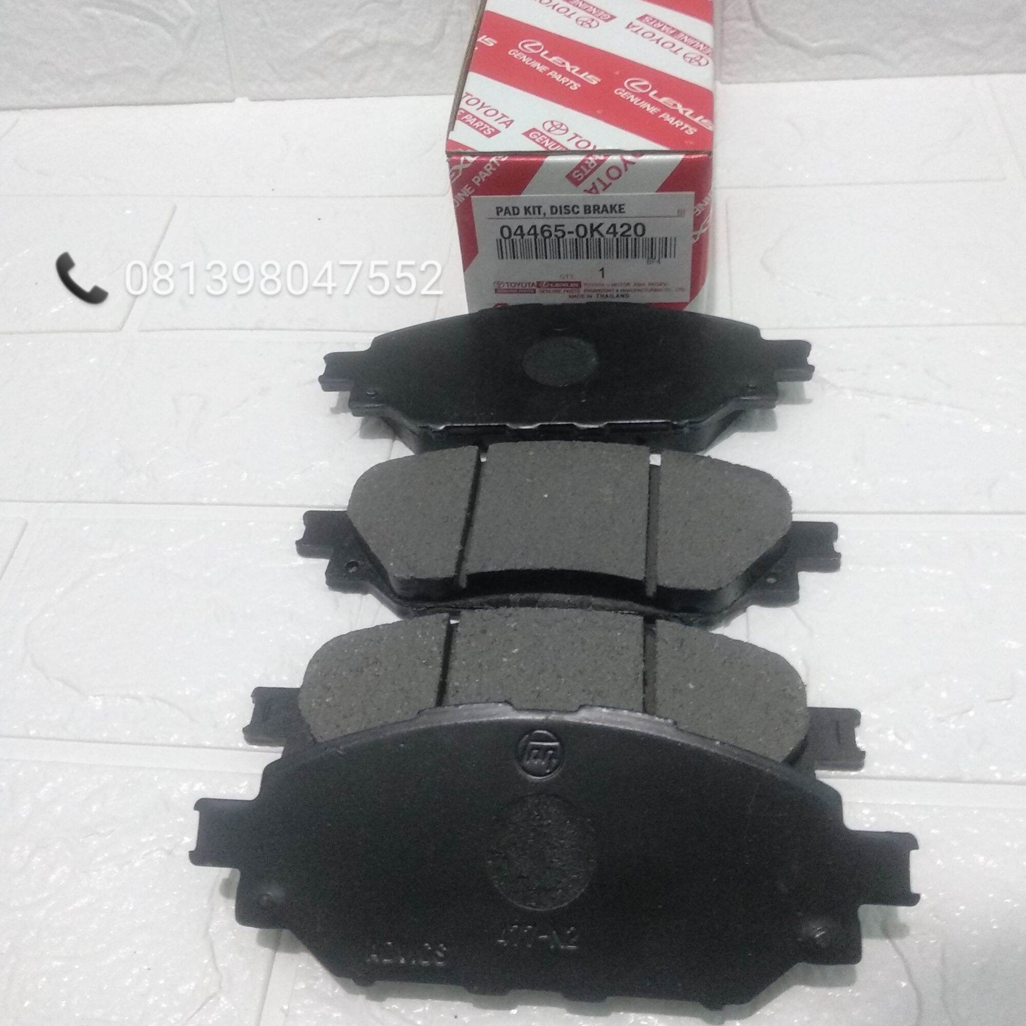 brake pad / kampas rem depan Toyota Hilux diesel single cabin /SC 2015 ...