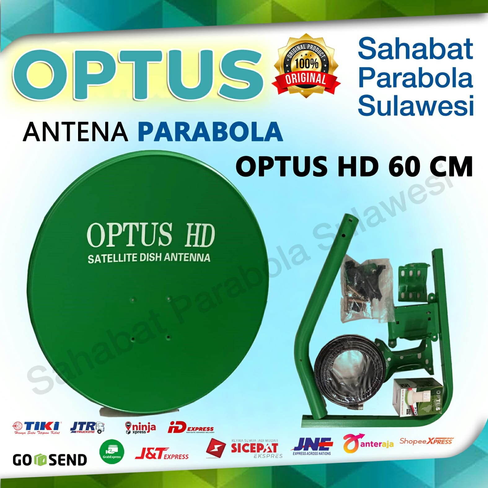 ANTENA PARABOLA OPTUS 60 CM | Lazada Indonesia