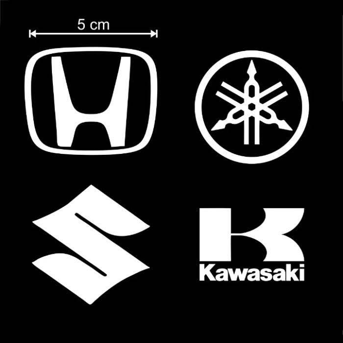Cutting sticker logo Motor Honda Logo Motor Yamaha Logo Motir Suzuki ...