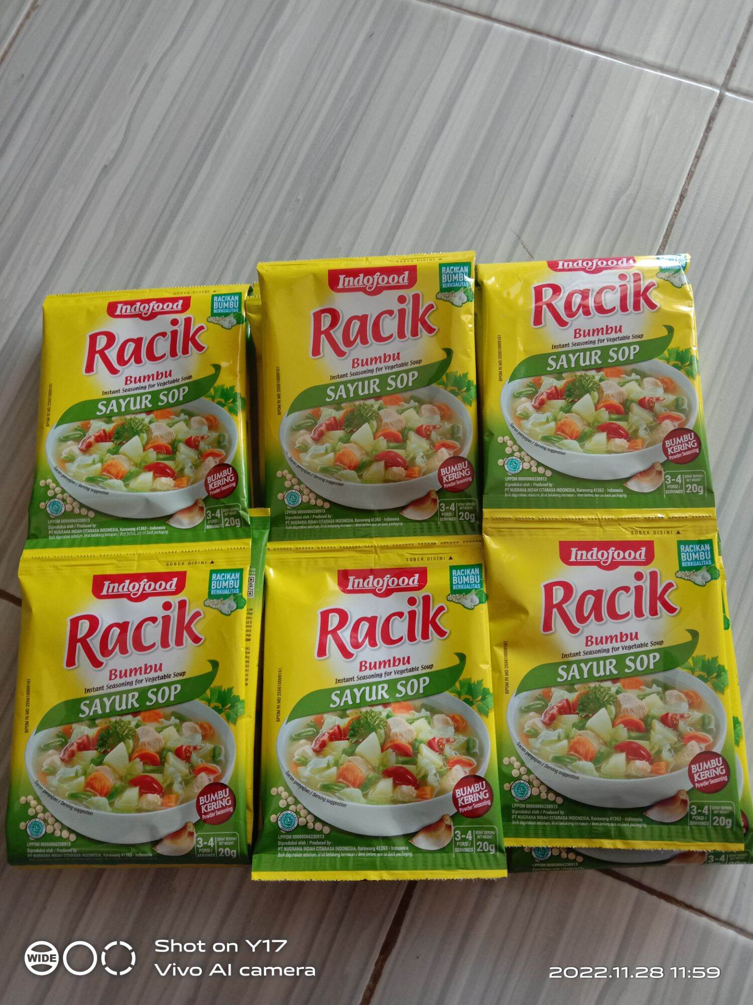 BUMBU RACIK SAYUR SOP 1 RENCENG | Lazada Indonesia