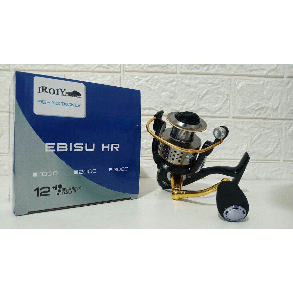 REEL IROLY EBISU HR SUDAH RUBBER SEAL POWER HANDLE 12+1 BB | Lazada Indonesia