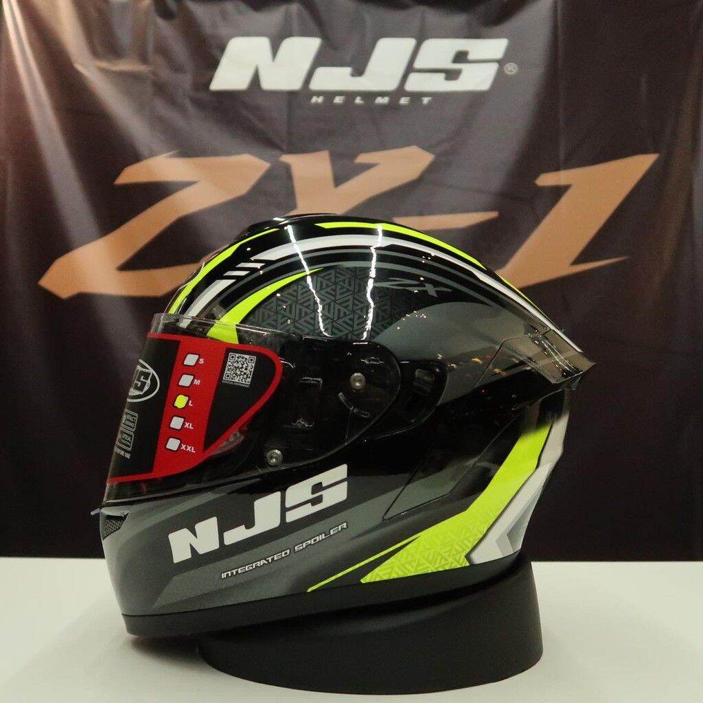 HELM FULLFACE NJS ZX1 MOTIF DAN SOLID ORIGINAL | Lazada Indonesia