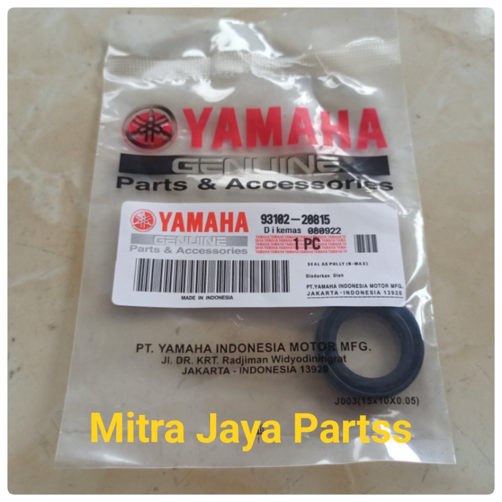 Seal As Pully Nmax Mio M3 Soul GT 125 Sil As Pully Gardan Aerox Yamaha ...