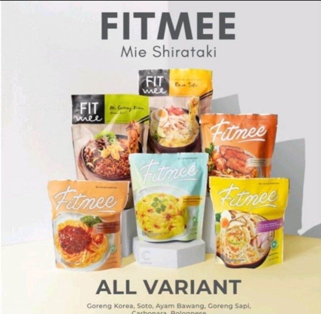 Fitmee Mie Shirataki Shiratake Sirataki Konnyaku Instan Halal | Lazada ...
