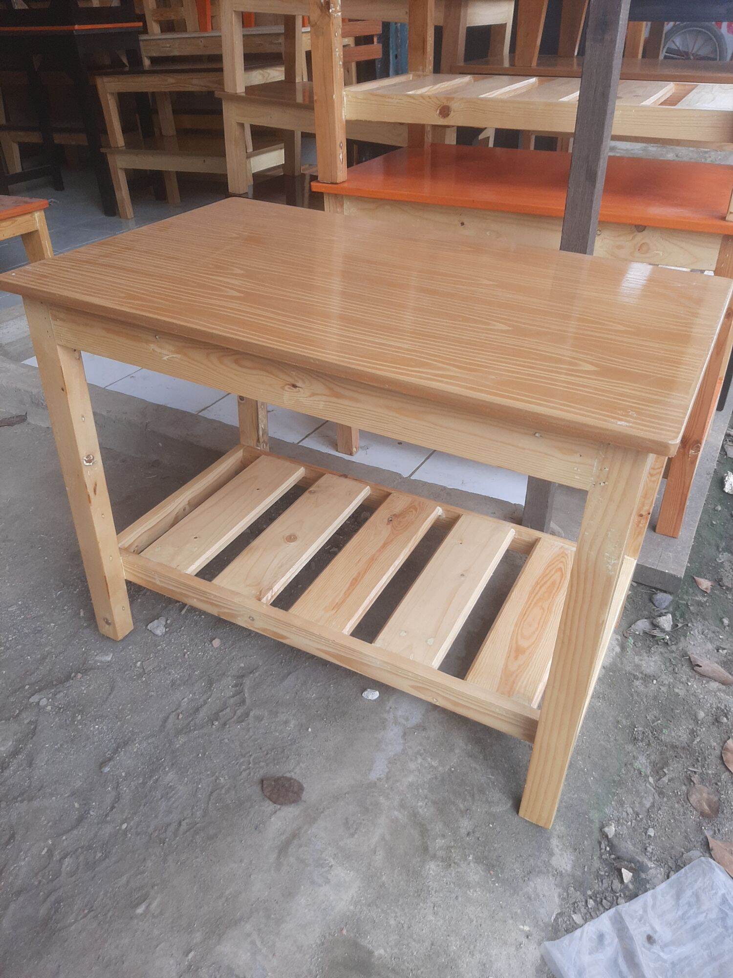 TERMURAH MEJA 2 SUSUN, PLT 80x40x65, MEJA KOMPOR DUA TUNGKU, MEJA RAK ...