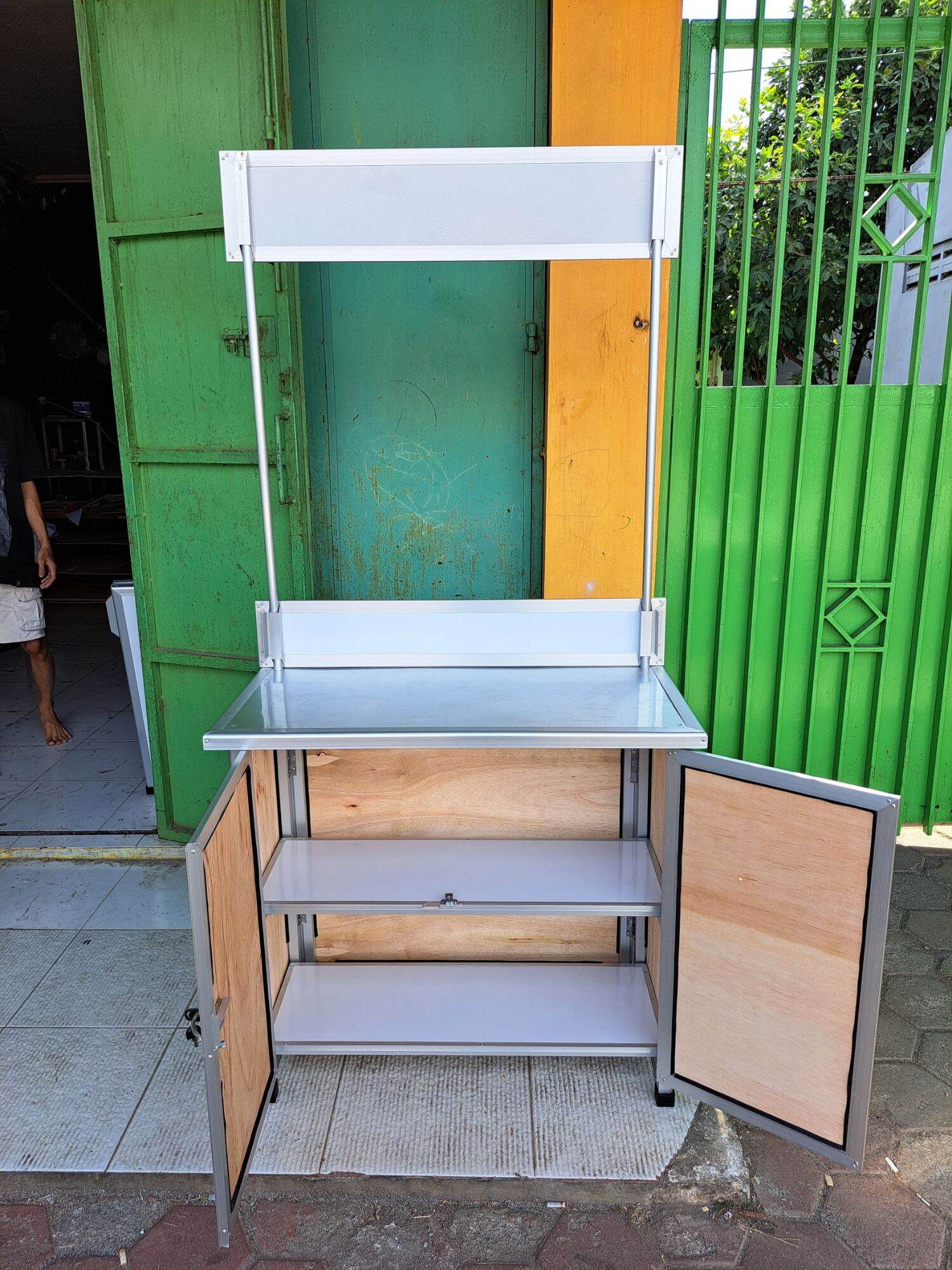 Booth Portable / Booth Lipat Dengan Pintu / Laci | Lazada Indonesia