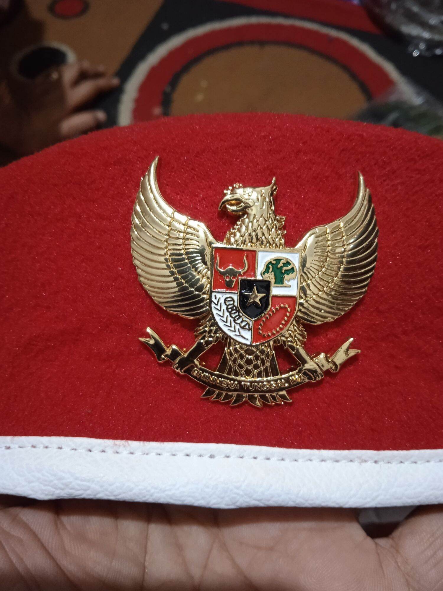 baret merah pemuda pancasila lis putih terbaru | Lazada Indonesia