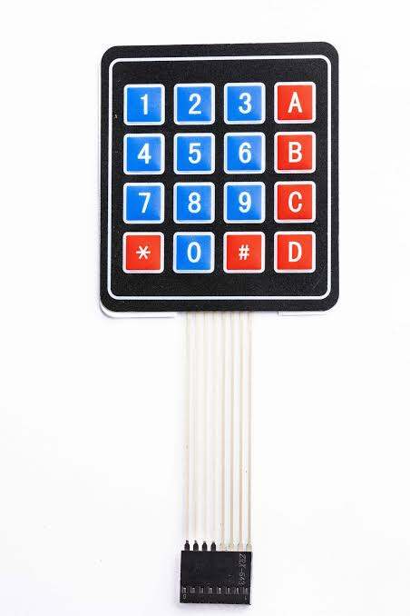 KEYPAD 4X4 Tombol Pom mini murah MEMBRANE 16 KEY KEYPAD MATRIX 4X4 ...