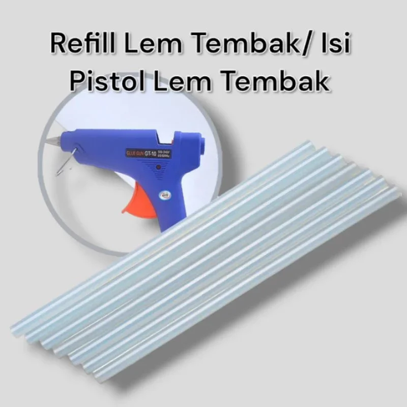 isi lem tembak 1 kg lem lilin bakar refill lem tembak diameter 7mm glue ...