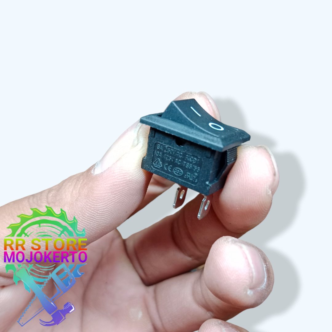 SWITCH Saklar 2 pin On Off Hitam SWITCH Saklar 2 pin On Off Hitam ...