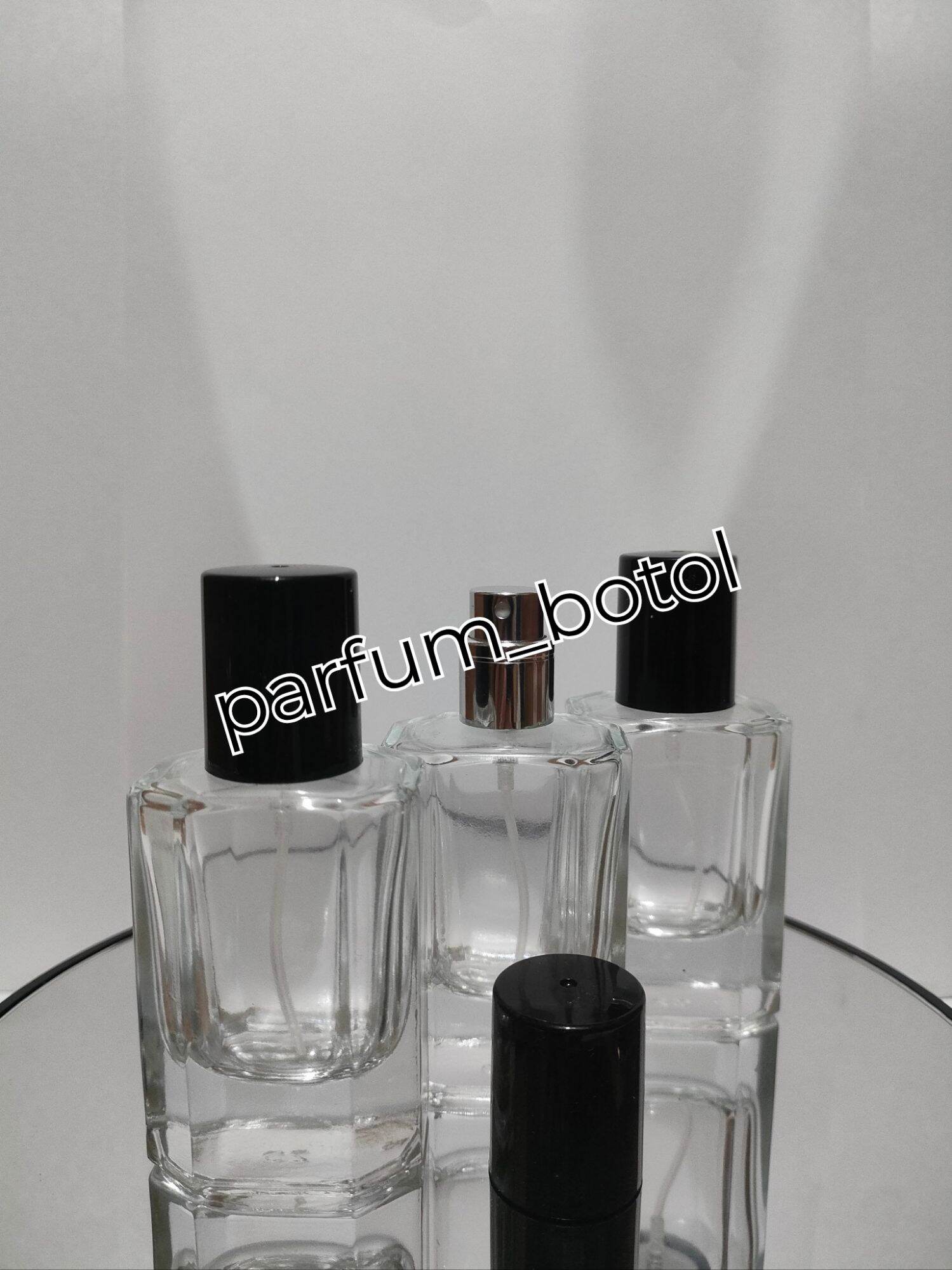 BOTOL PARFUM SPRAY atau BOTOL SEGI DELAPAN DRAT 30ML 1LUSIN ISI 12PCS ...